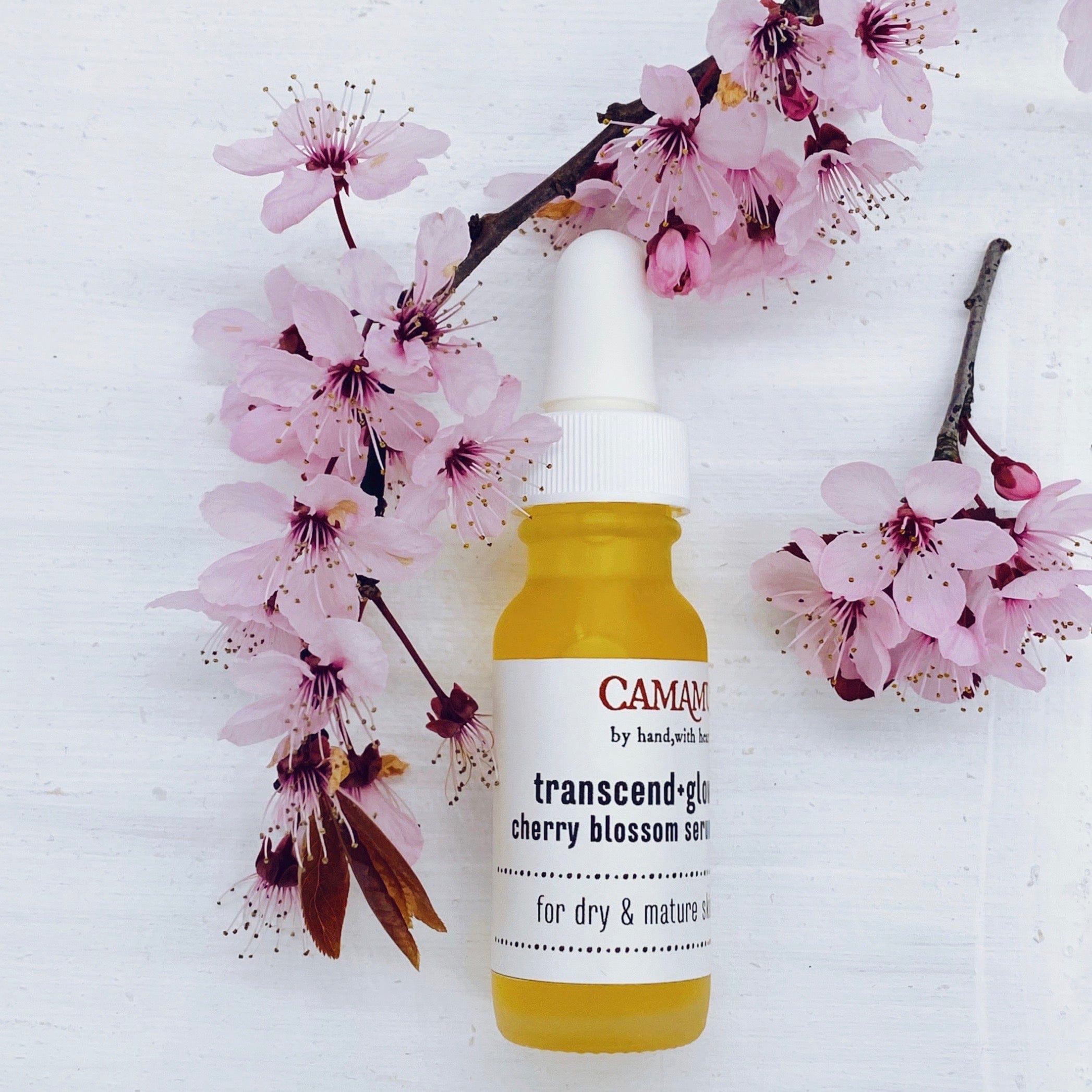 transcend + glow: cherry blossom serum – Camamu Soap